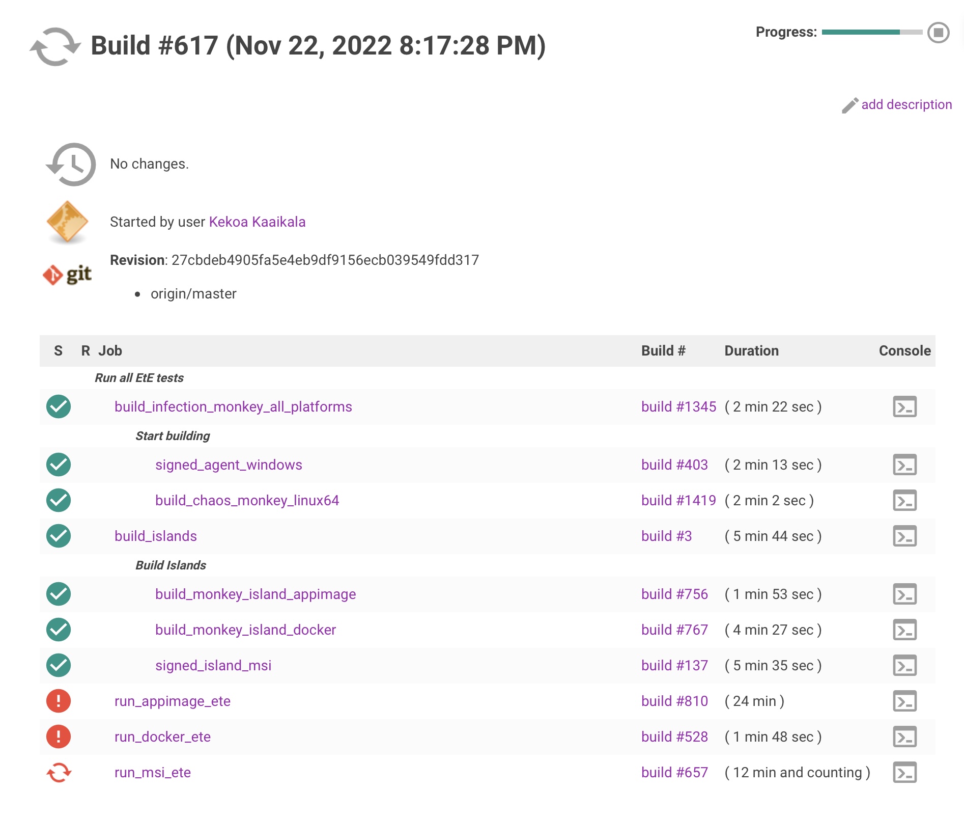Parallelize Island builds · Issue #2120 · guardicore/monkey · GitHub