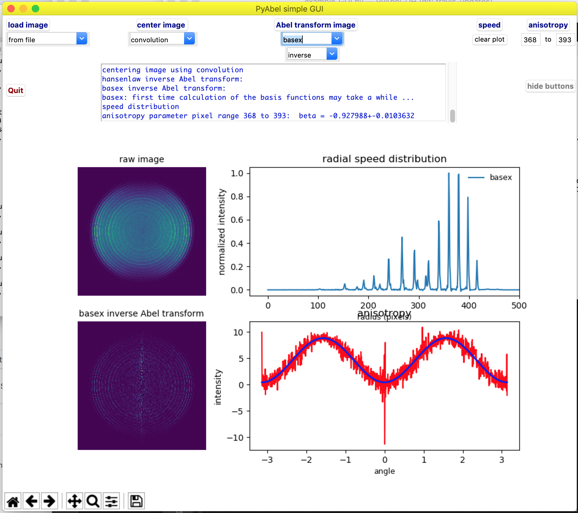 Make the GUI better and more user friendly · Issue #247 · PyAbel/PyAbel · GitHub