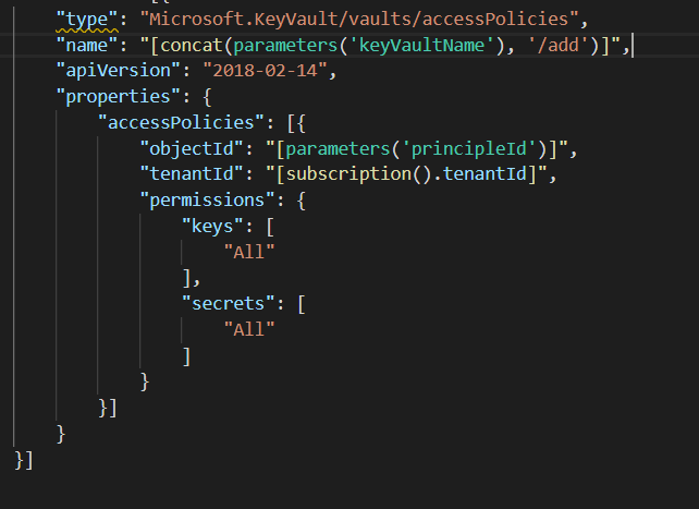 Microsoft.KeyVault/vaults/accessPolicies schema missing · Issue #792 · Azure/azure-resource ...