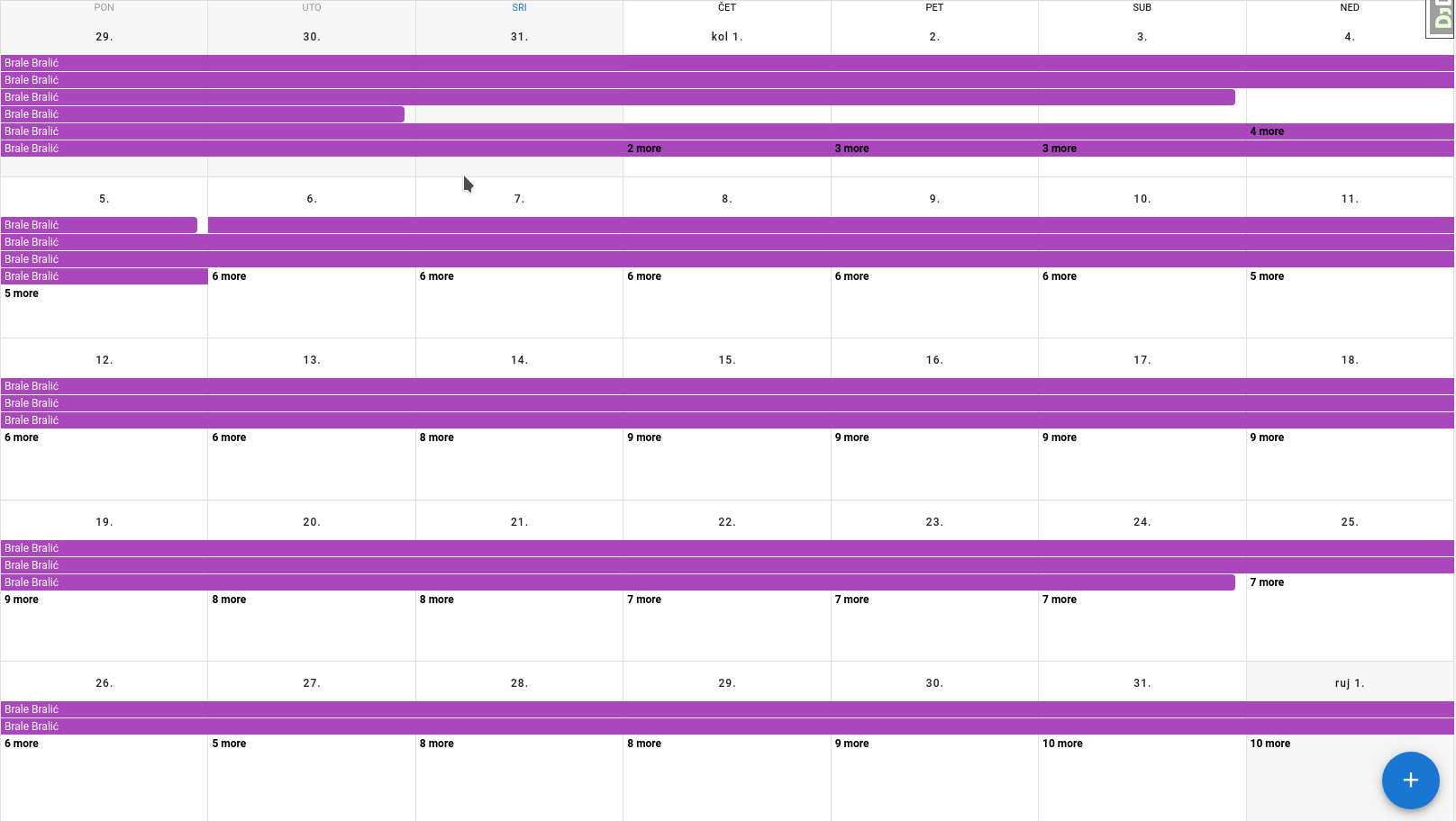 Bug Report Vcalendar Event More Label Can Be Placed Behind Or Between Events · Issue 8928
