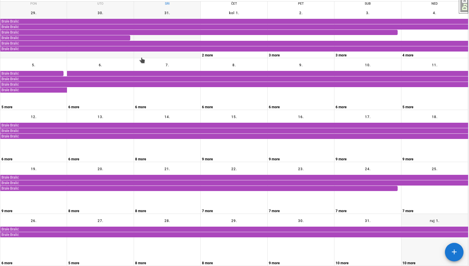 [Bug Report] [VCalendar] Event more label can be placed behind or between events · Issue #8928 ...