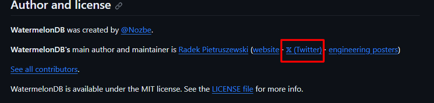 change "Twitter" to "𝕏 (Twitter)" in README.md Author and License Section · Issue #1698 · Nozbe ...