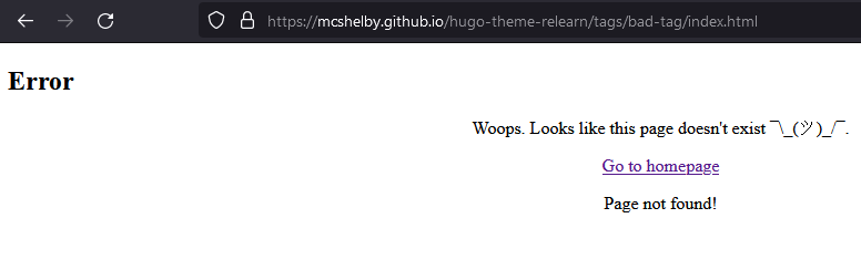 theme: fix resource URLs for 404 page on subdirectories · Issue #515 · McShelby/hugo-theme ...