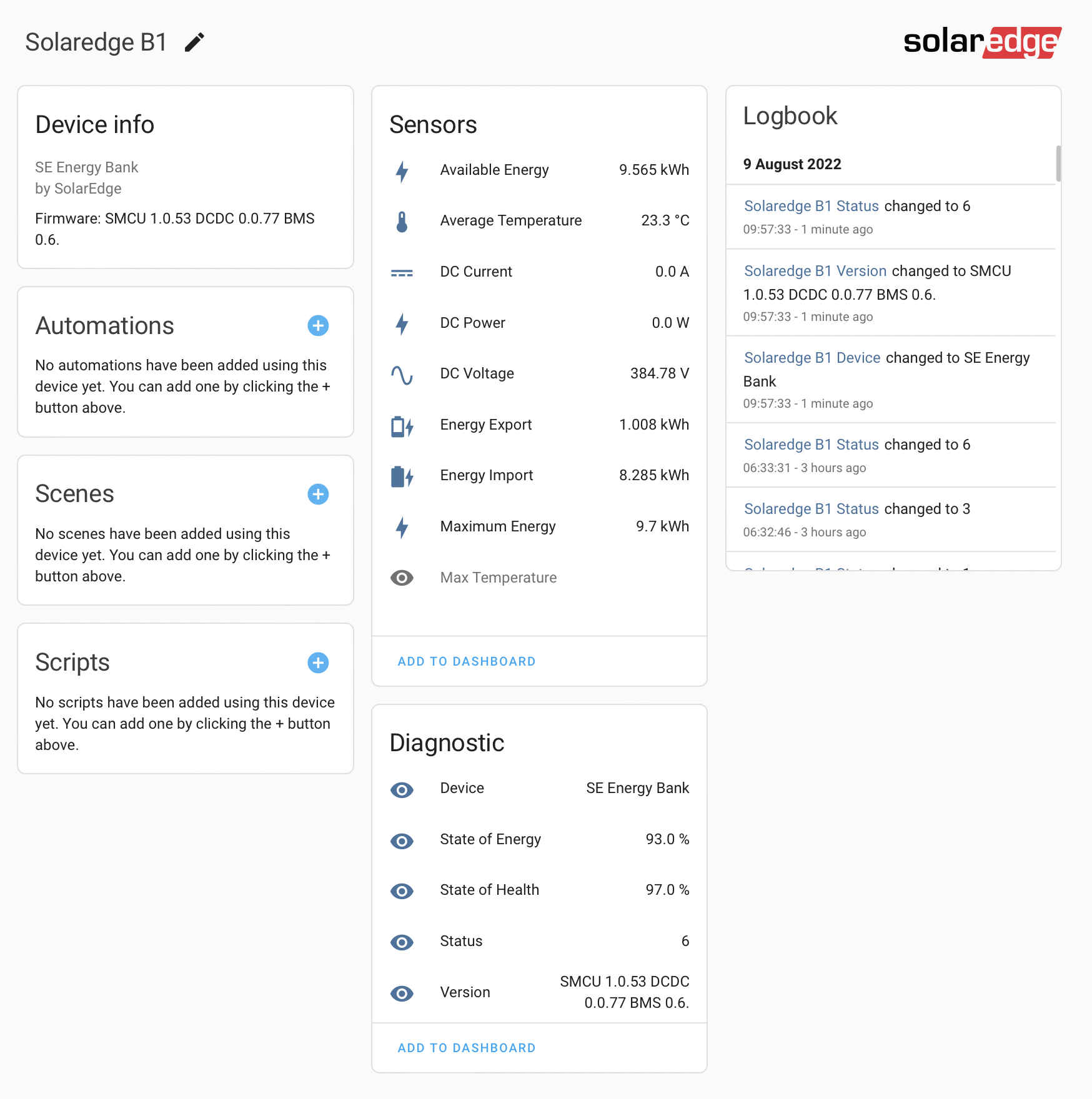 Battery integration · WillCodeForCats solaredge-modbus-multi · Discussion #63 · GitHub