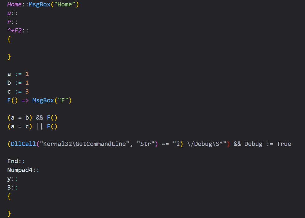 syntax highlighting issues · Issue #159 · thqby/vscode-autohotkey2-lsp · GitHub