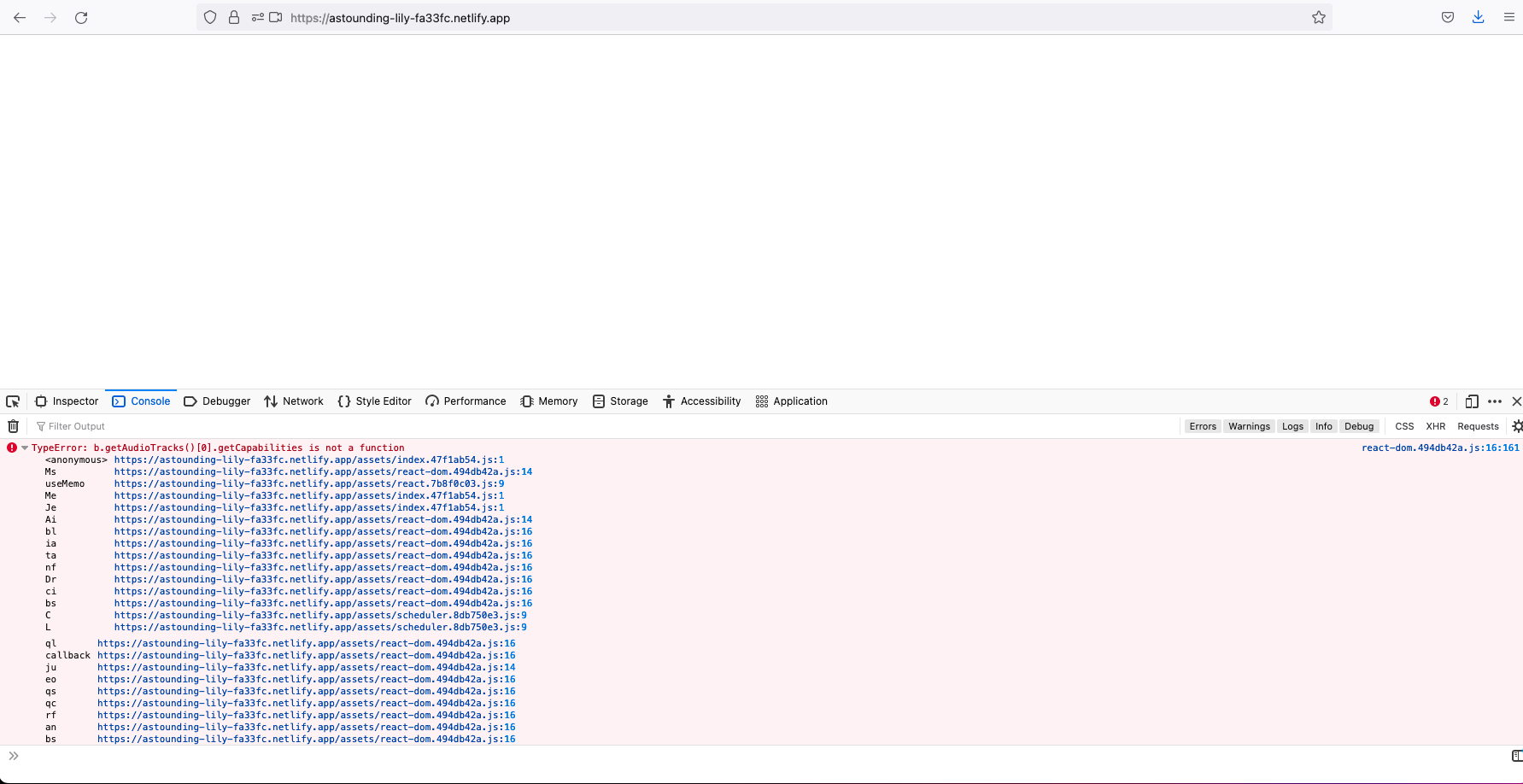 Publisher Publisher App Is Not Usable On Firefox Browser · Issue 126 · Dolbyio Samplesrts