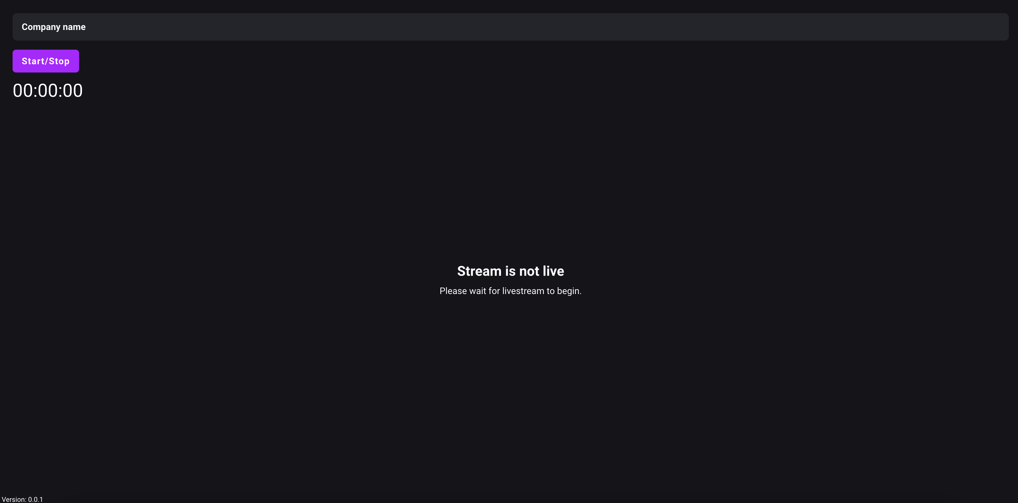 [Viewer] Start/Stop button should be removed from the viewer app ...