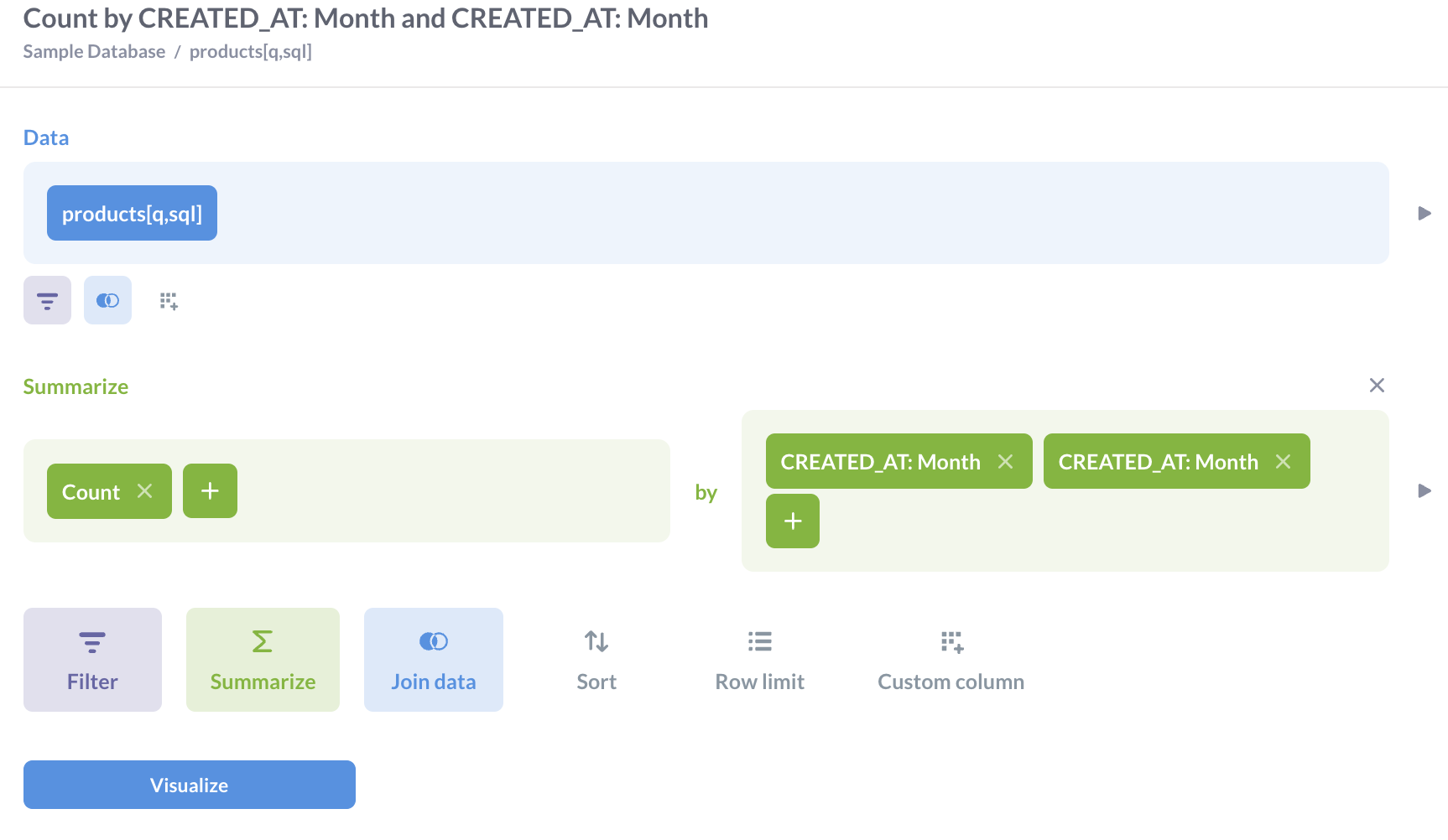 In nested questions fields can be added multiple times to the grouping · Issue #34662 · metabase ...