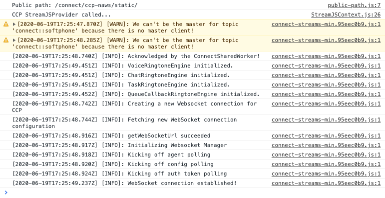 I Am Not Able To Remove The Logs From Connect Streamsjs · Issue 269 · Amazon Connectamazon