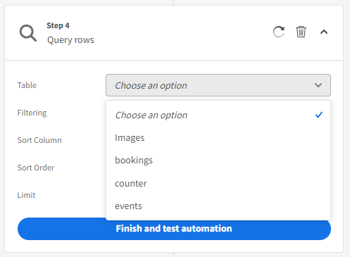 Query users in automation · Issue #12372 · Budibase/budibase · GitHub