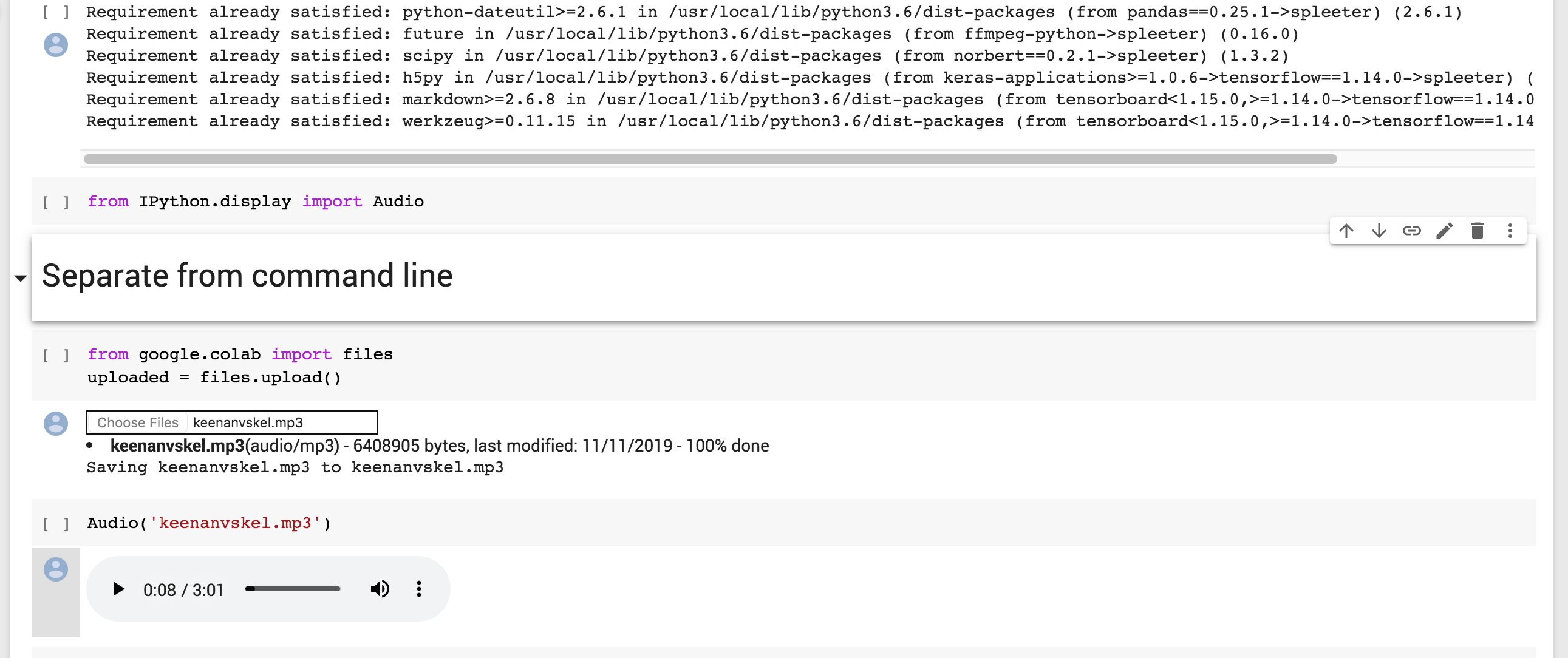[Bug] Colab Runtime Disconnected · Issue #88 · deezer/spleeter · GitHub