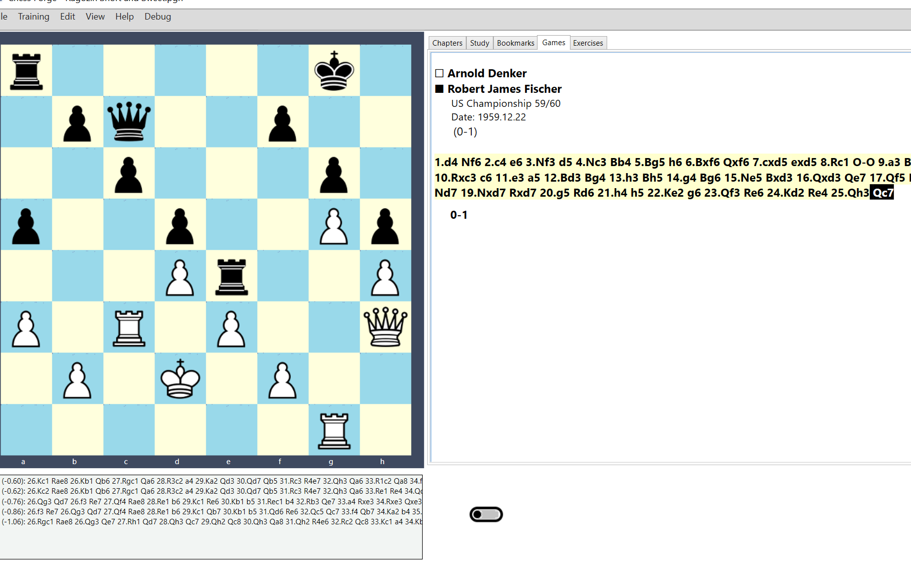 Games and Exercises sections chess board colour · Issue #267 · czbar/ChessForge · GitHub