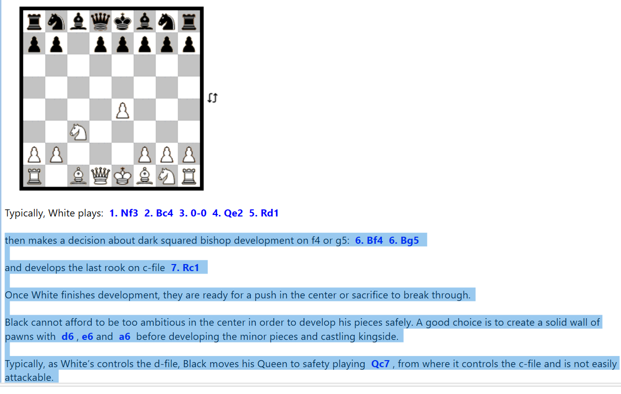 Implement custom Copy/Paste in Intro · Issue #547 · czbar/ChessForge · GitHub