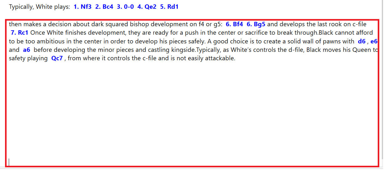 Implement custom Copy/Paste in Intro · Issue #547 · czbar/ChessForge · GitHub