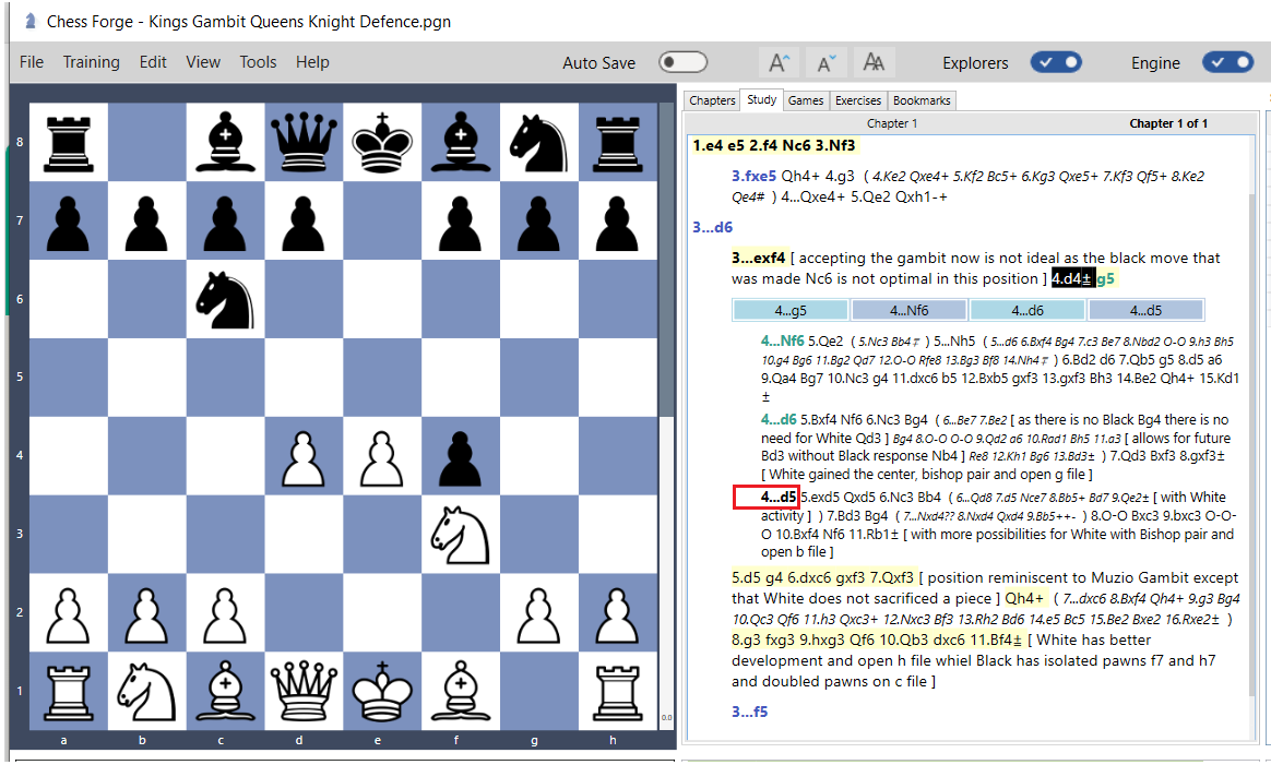 Position branches out into 4 moves for Black. 3 of them are green but 4th one is Black (red ...