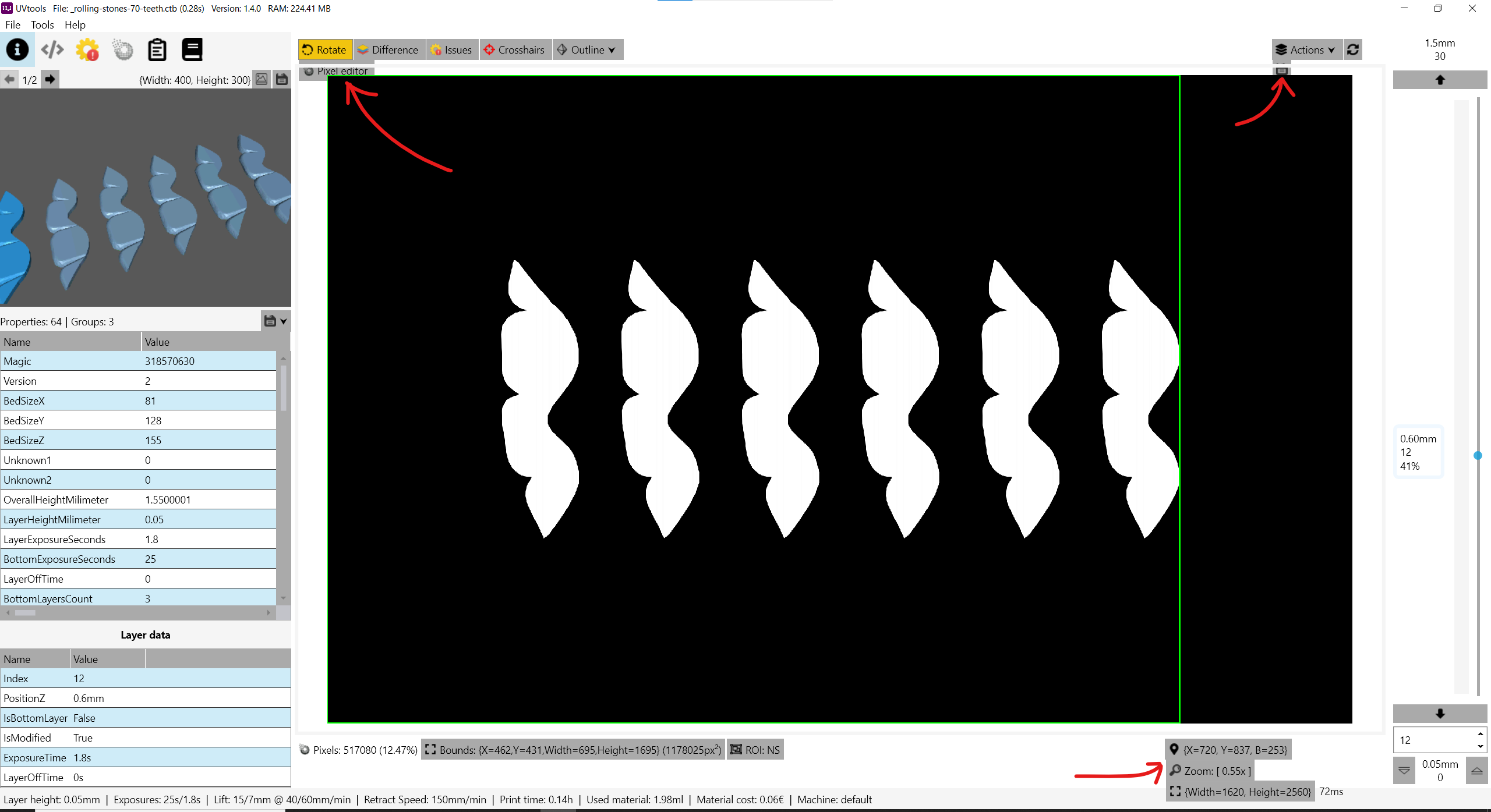 [BUG] UI graphics are not aligned or overflow · Issue #112 · sn4k3/UVtools · GitHub