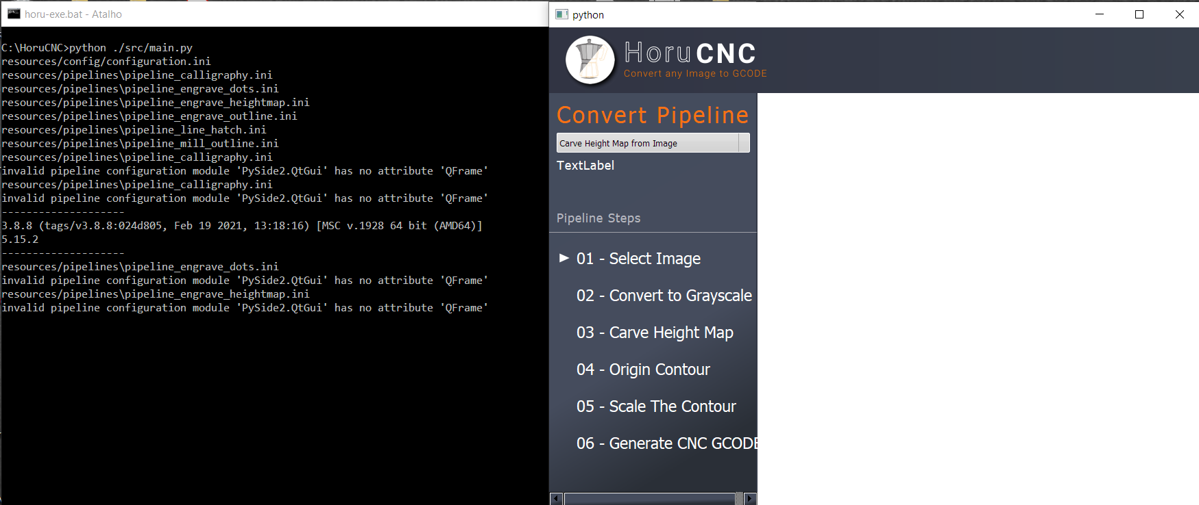 Invalid Pipeline Configuration Module Pyside2 Qtgui Has No Attribute Qframe · Issue 5