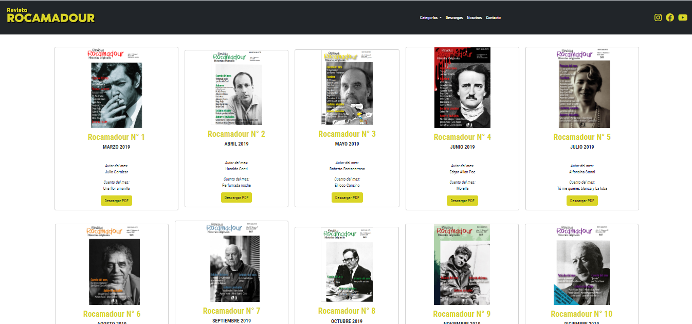 GitHub - AleMTorres/Revista-Rocamadour: Página web de Revista Rocamadour
