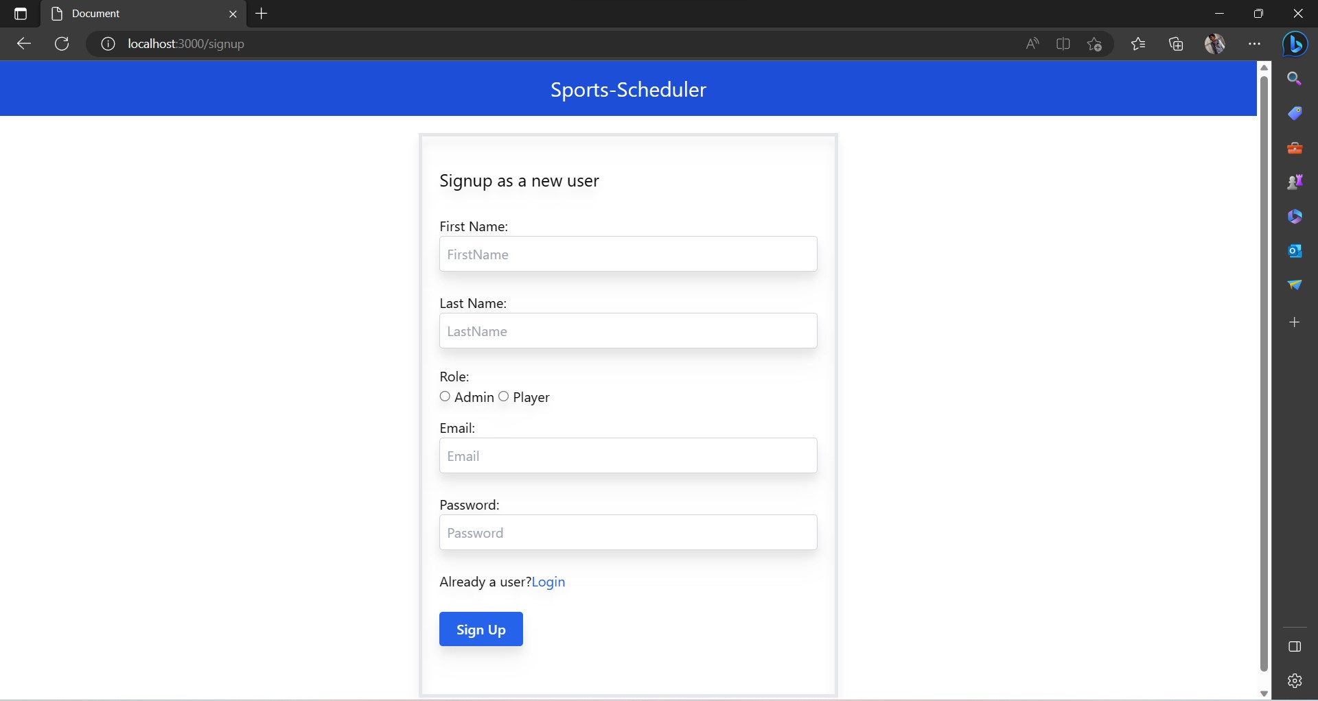 GitHub - Hanveshith/Sports-scheduler