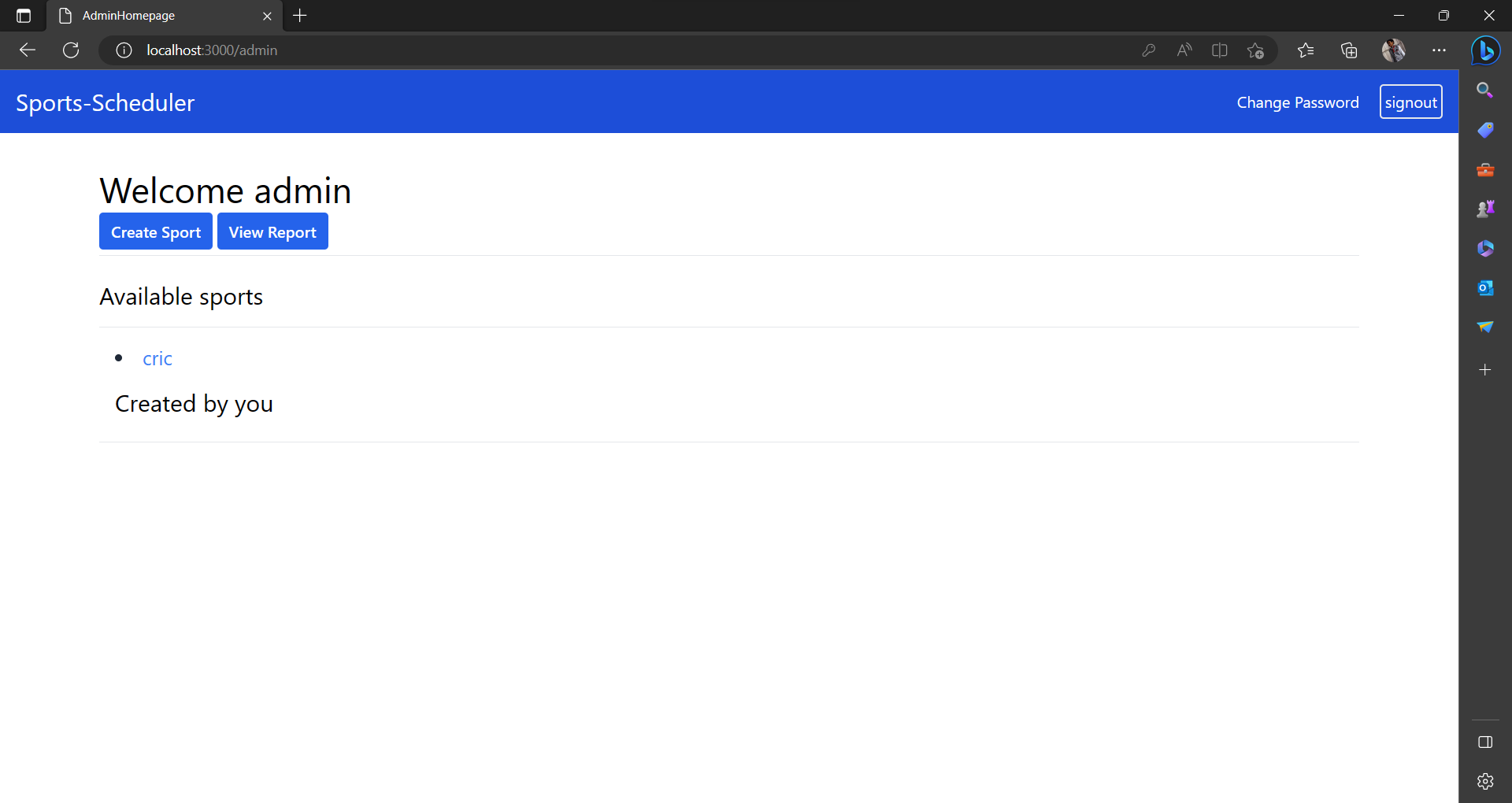 GitHub - Hanveshith/Sports-scheduler