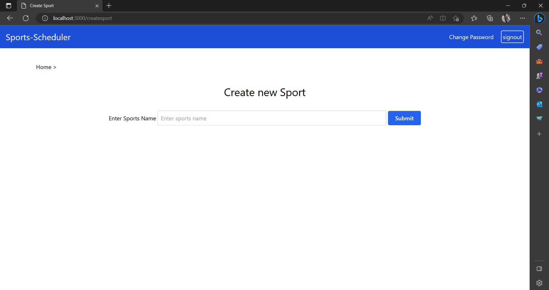 GitHub - Hanveshith/Sports-scheduler
