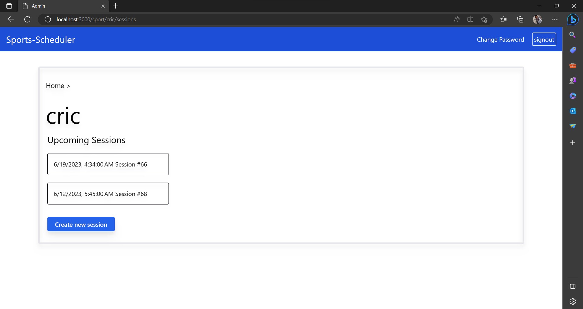 GitHub - Hanveshith/Sports-scheduler