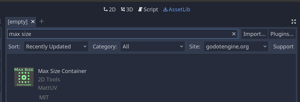 Just an heads-up: Seems you forgot to upload it to the Godot asset library · Issue #1 · MattUV ...