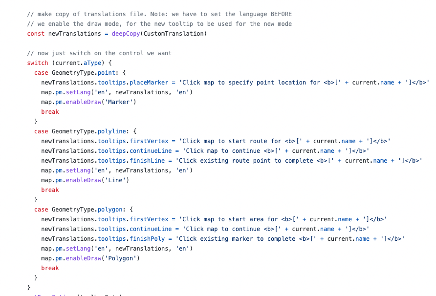 Alternate way to provide translations · Issue #1242 · geoman-io/leaflet-geoman · GitHub