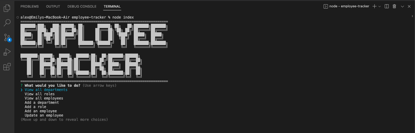 GitHub - AlexO16/employee-tracker