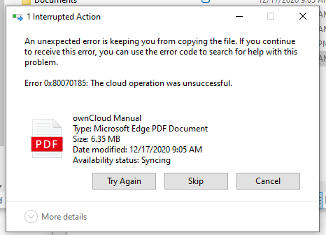 [QA] win10 VFS gives bad UX, when client is signed out · Issue #8312 · owncloud/client · GitHub