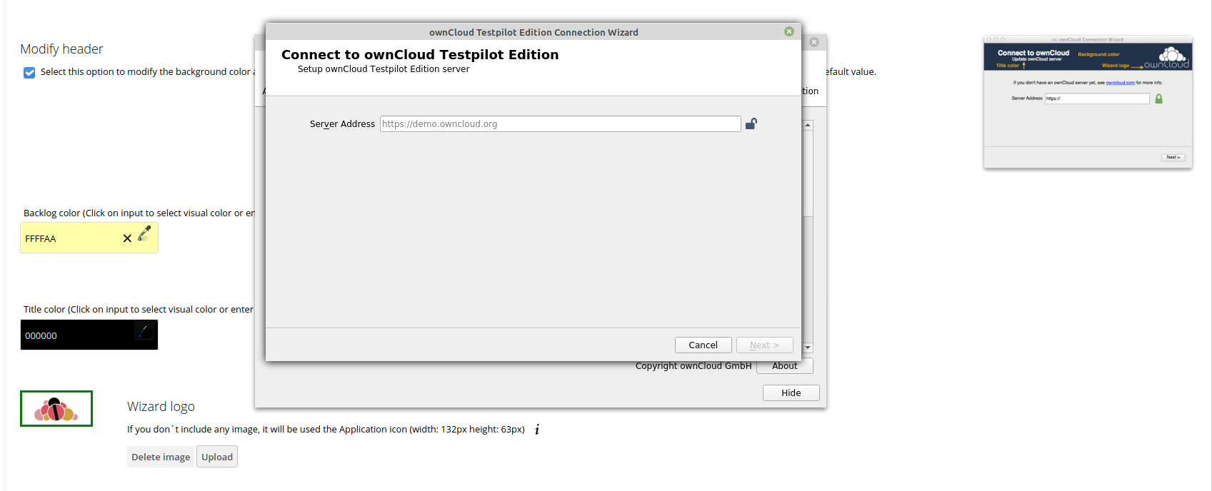 [QA] branded client does not show wizard icon · Issue #8358 · owncloud/client · GitHub