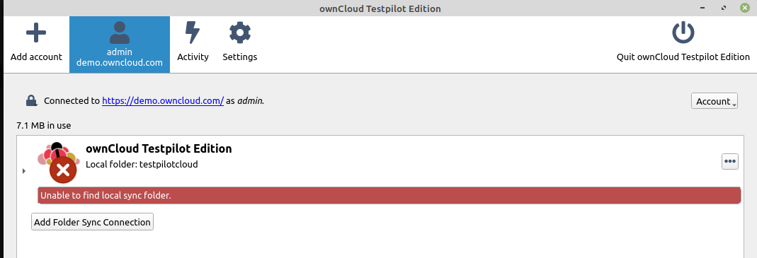 [QA] Authenticating twice via oauth causes a missing sync root folder error (or crash) · Issue ...