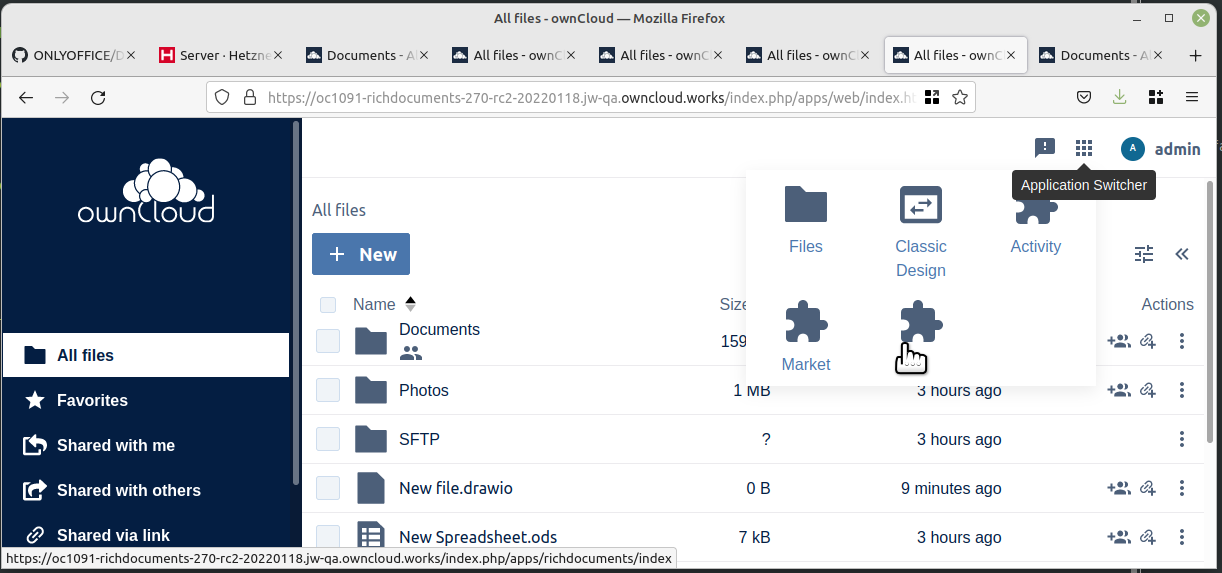 App switcher in new web UI shows collabora with a nameless default puzzle icon · Issue #446 ...