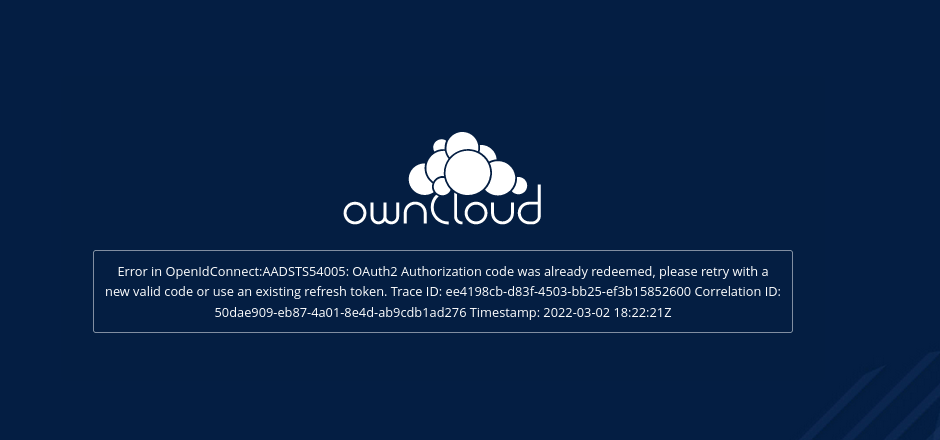 [QA] complicated recovery after error messges · Issue #213 · owncloud/openidconnect · GitHub