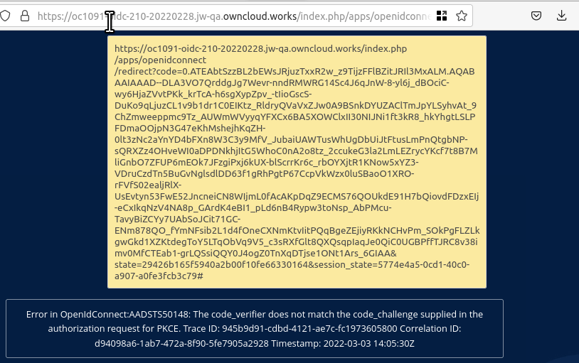 [QA] complicated recovery after error messges · Issue #213 · owncloud/openidconnect · GitHub