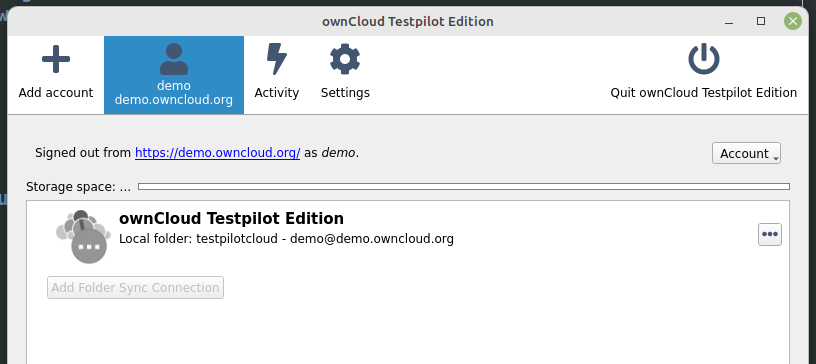 [QA] signed in / signed out logic is broken · Issue #10559 · owncloud/client · GitHub