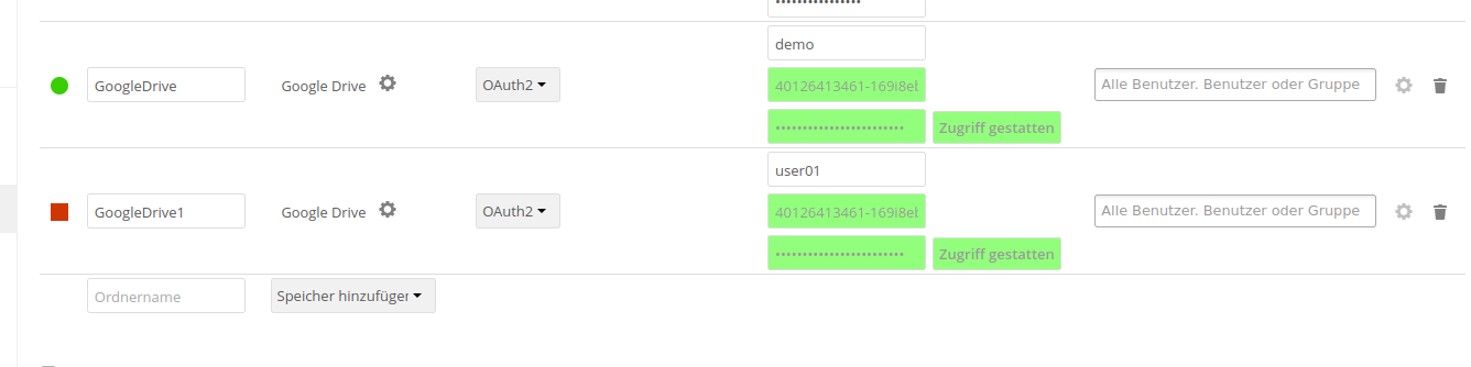 [QA] Creating a new google drive external storage mounts fails after upgrade to 10.12.1 ...