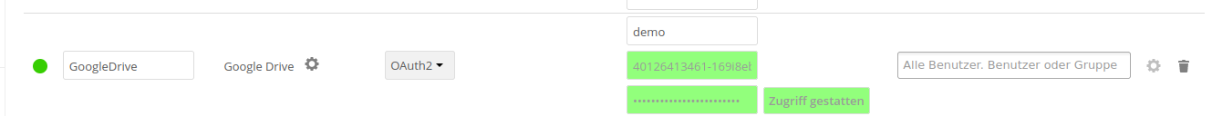 [QA] Creating a new google drive external storage mounts fails after upgrade to 10.12.1 ...