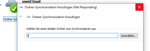 [Windows] Client crashed when adding new sync folder · Issue #7041 · owncloud/client · GitHub