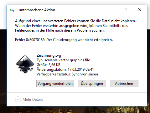 wincfapi: Provide "More Info" in hydration error dialog · Issue #7144 · owncloud/client · GitHub