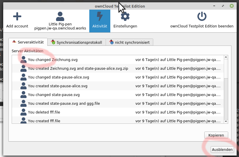 [QA] German translation issues · Issue #8212 · owncloud/client · GitHub