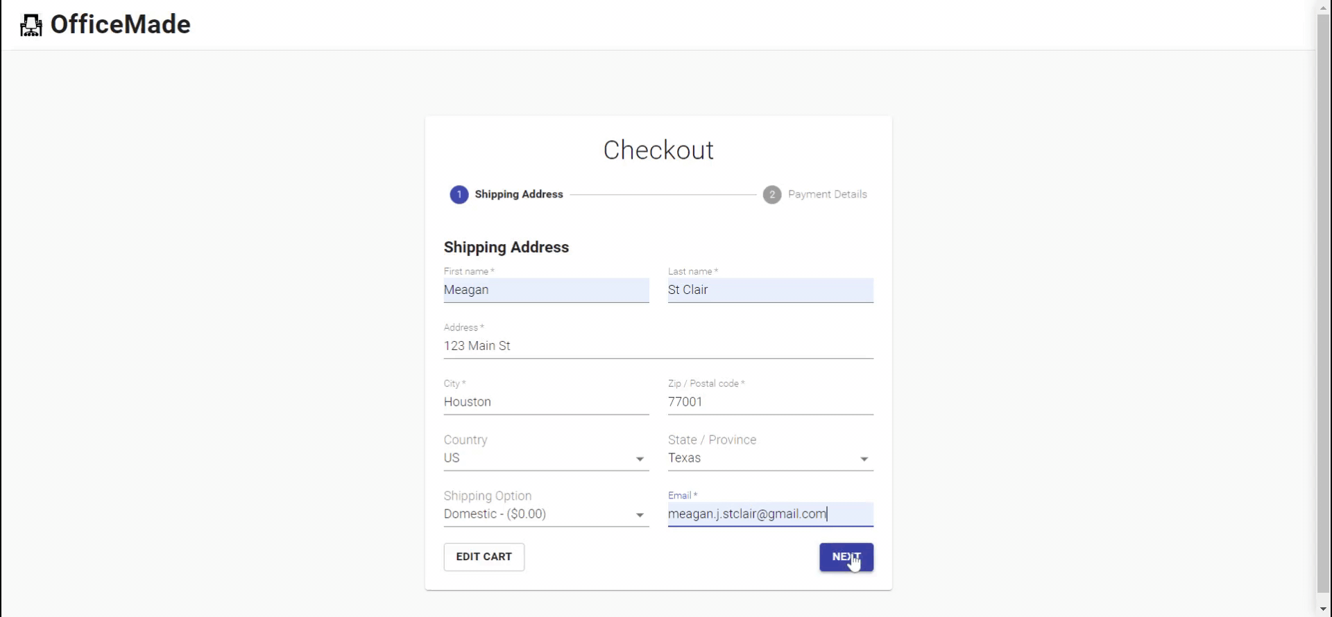 GitHub - MegStClair/OfficeMade: A fully functional ecommerce site with products page, shopping ...