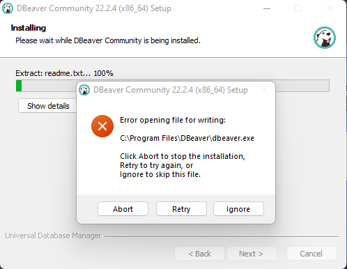 Automated version updating failing in DBeaver · Issue #18112 · dbeaver/dbeaver · GitHub