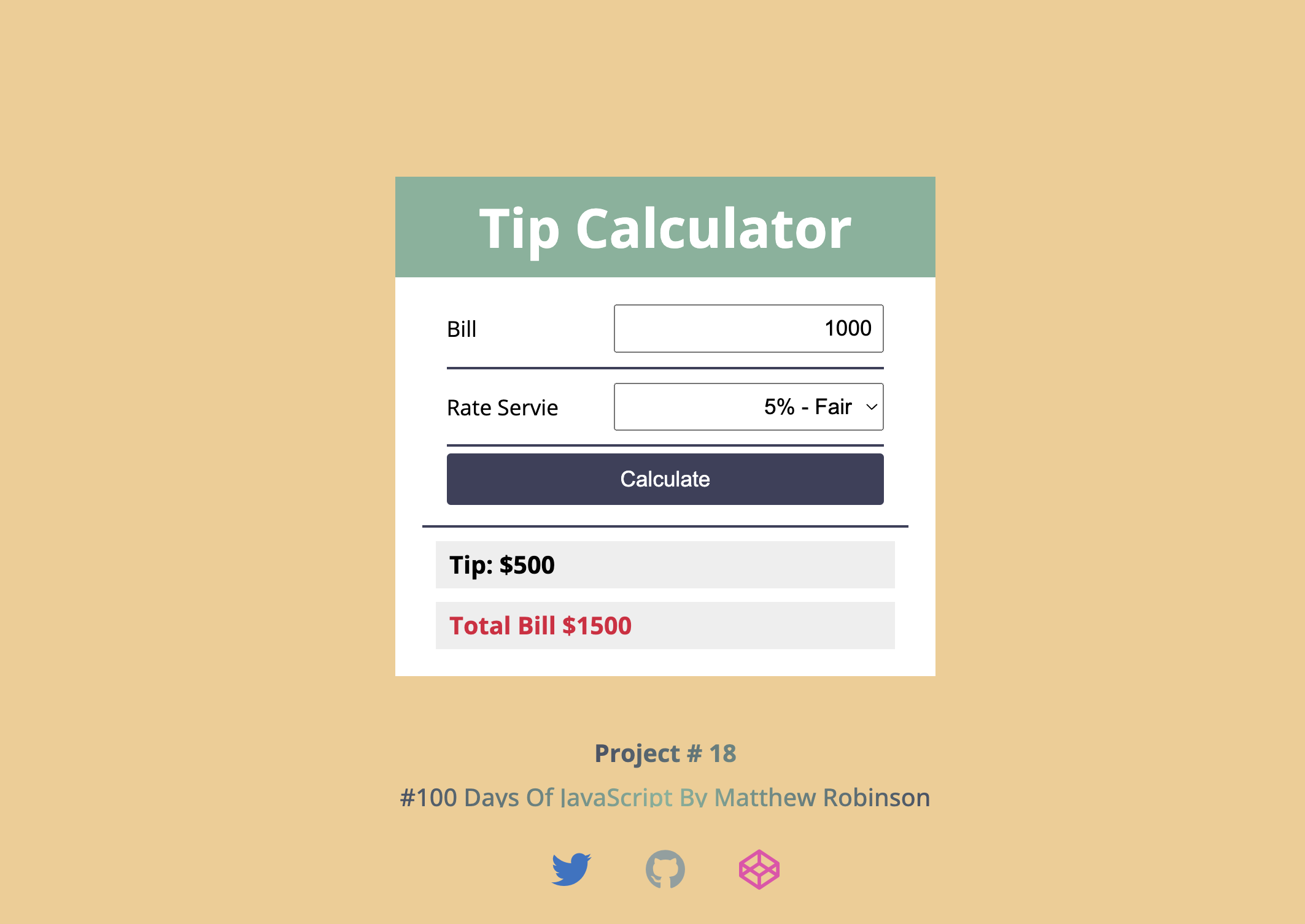 GitHub - Mattrob10/Tip_Calculator