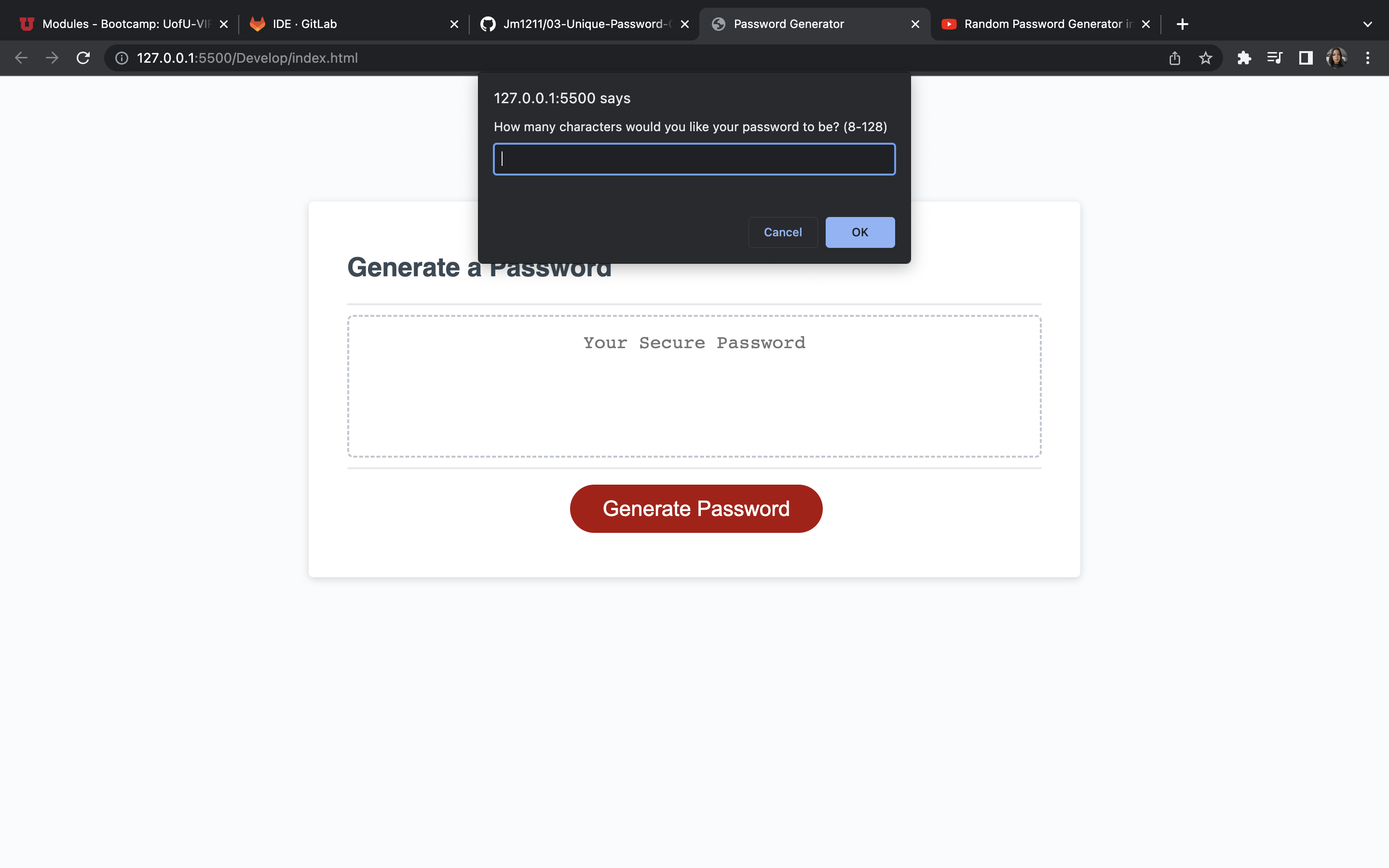 GitHub - Jm1211/03-Unique-Password-Generator