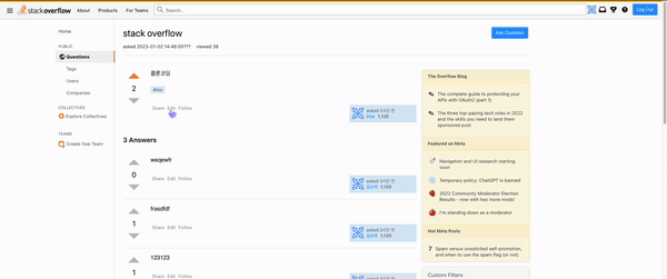 GitHub - kimhw7/stack-overflow-clone-coding: 스택오버플로우 클론 코딩입니다.