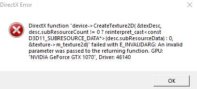 [Crash] DirectX Error on extemely small window height · Issue #611 · VeniceUnleashed ...