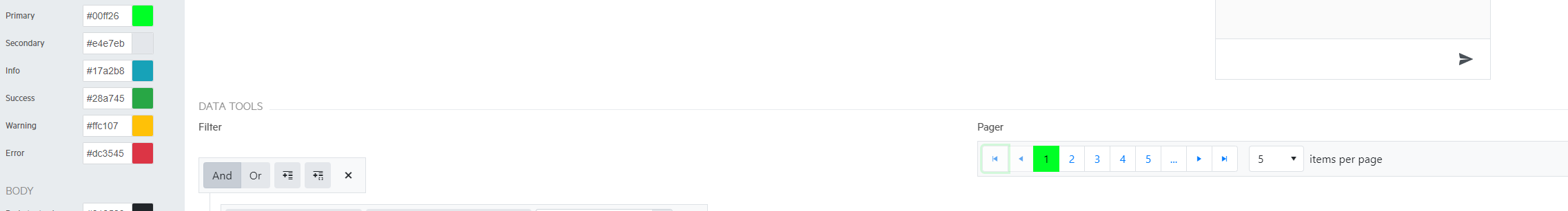 Updating the primary color does not update the Pager color. · Issue #2632 · telerik/kendo-themes ...