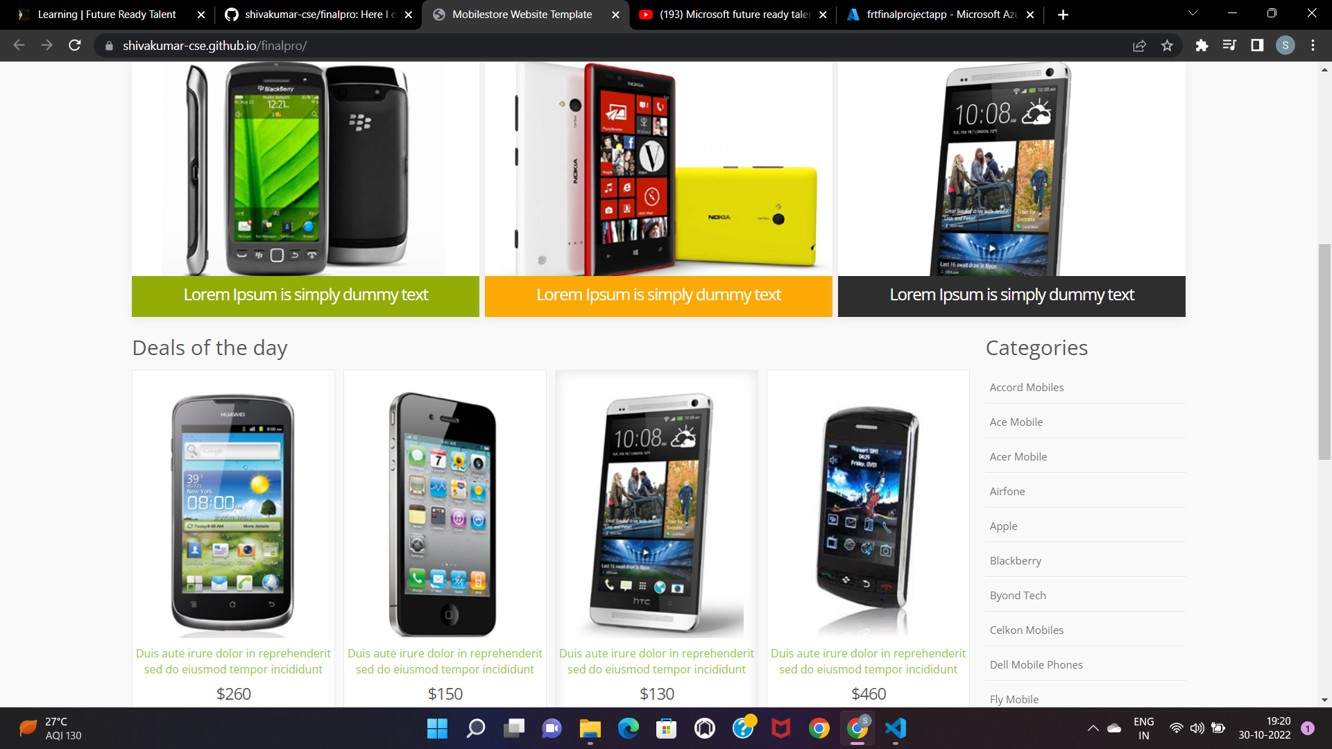 GitHub - shivakumar-cse/finalpro: Here I created a webpage named Mobile Store that helps the ...