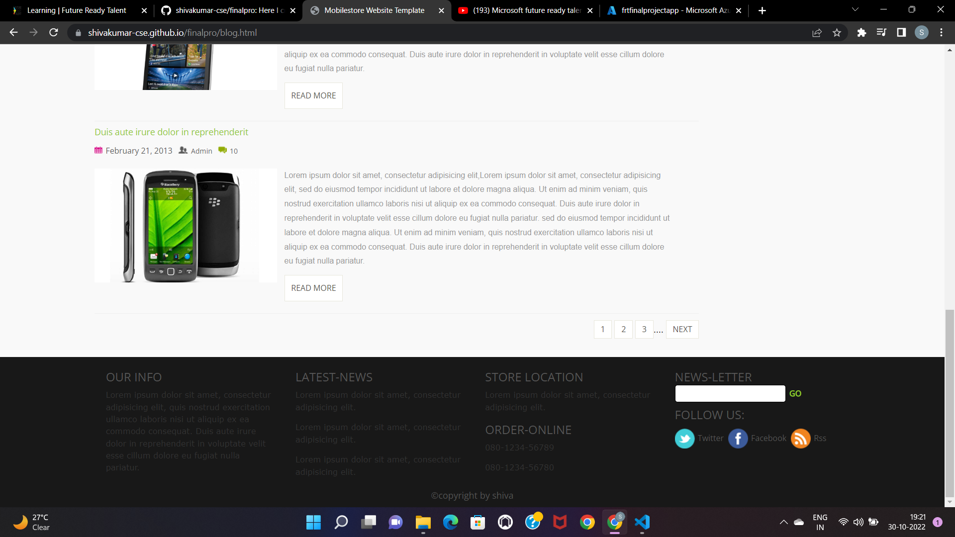 GitHub - shivakumar-cse/finalpro: Here I created a webpage named Mobile Store that helps the ...